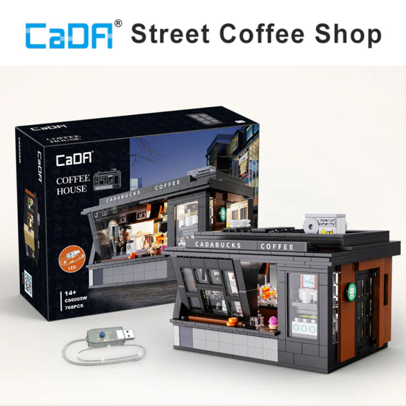 Cada Modular Buildings Street Coffee House C66005 (786 ชิ้น) Creator ...