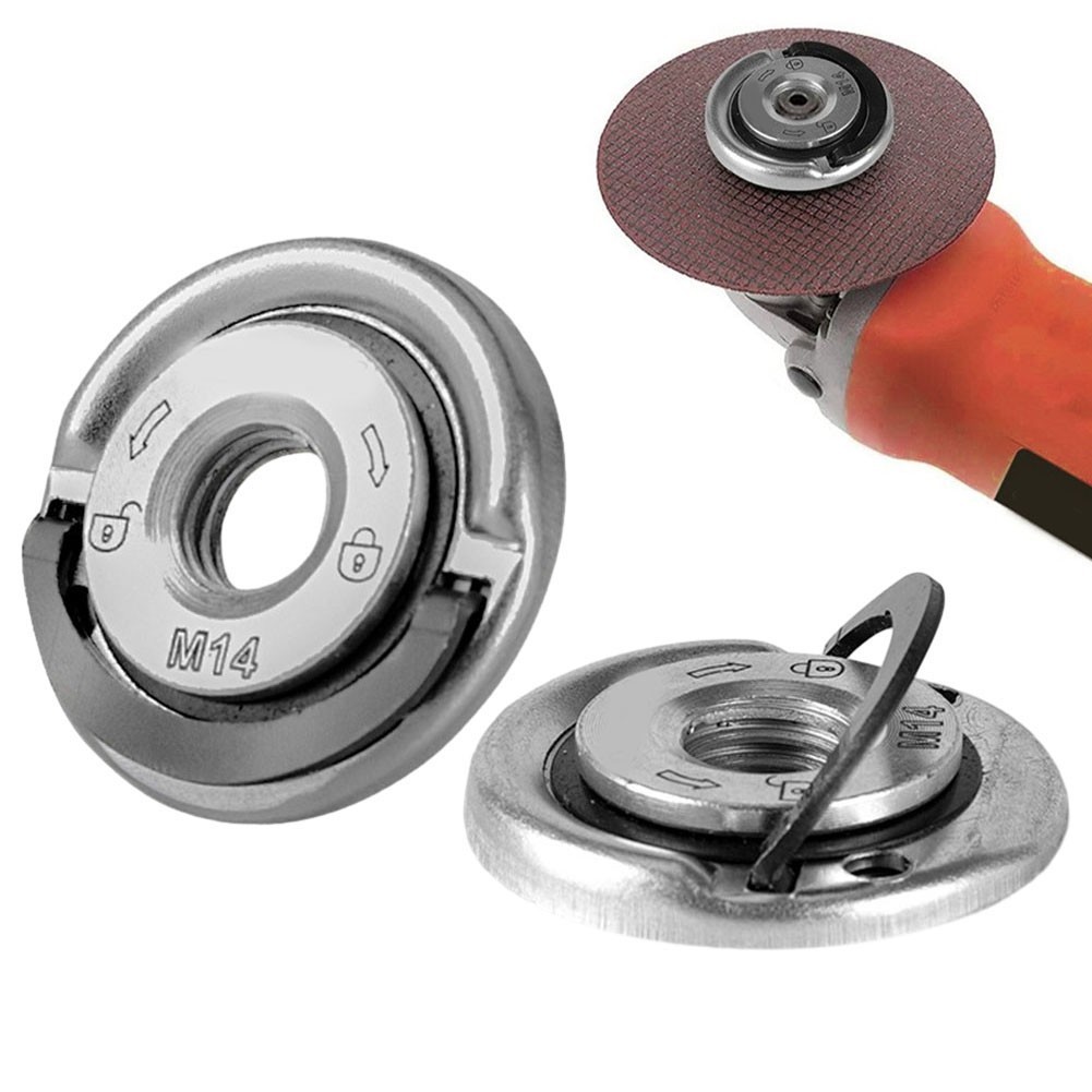 Whoops~2 สําหรับ M14 Quick Release Self-Locking เครื่องบดแผ่นกด Flange ... Whoops~2 สําหรับ M14 Quick Release Self-Locking เครื่องบดแผ่นกด Flange ...