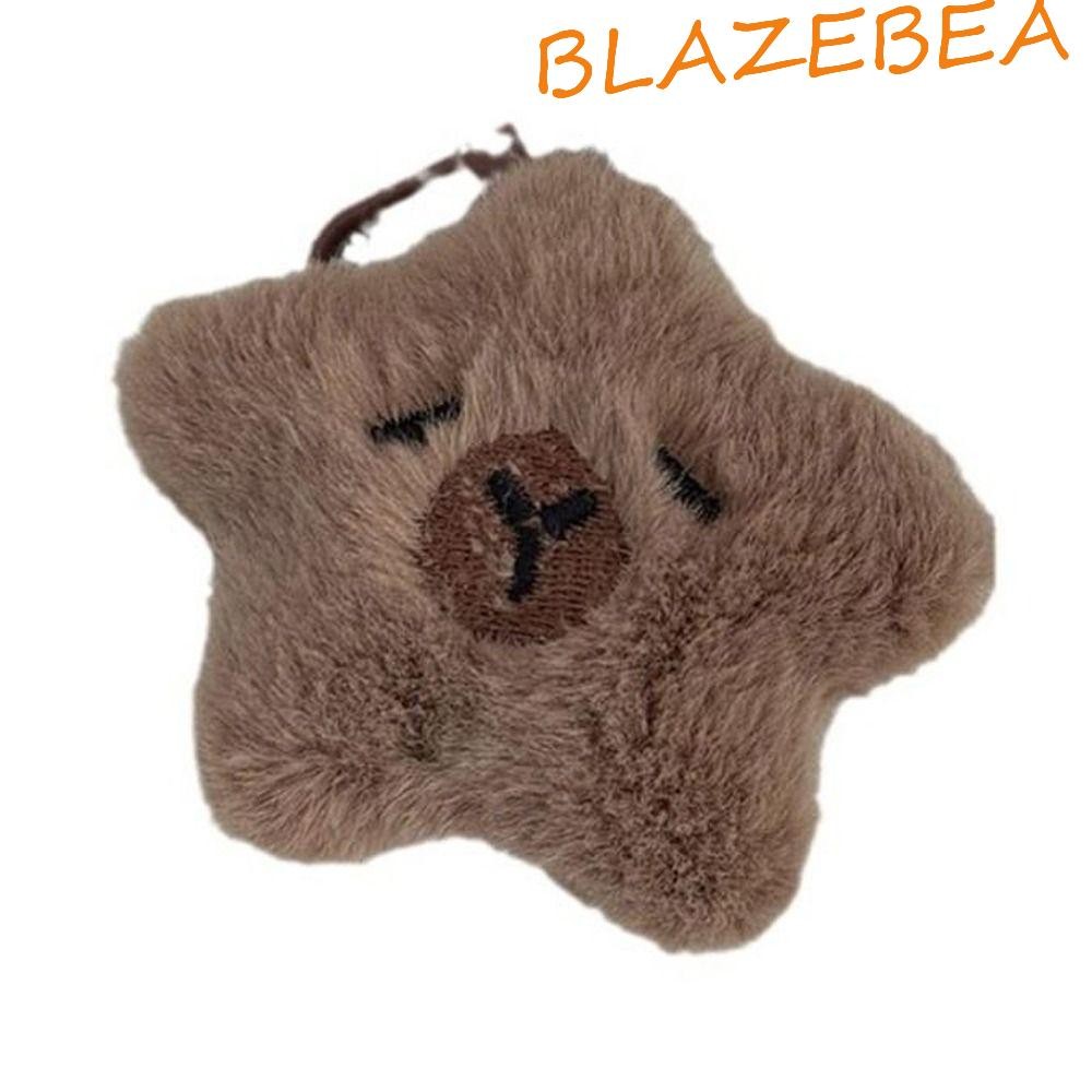 Blazebea Capybara ตุ๊กตาพวงกุญแจ,การ์ตูน Pentagram Hape Capibara ตุ๊กตาตุ๊กตาพวงกุญแจ,น่ารัก ...