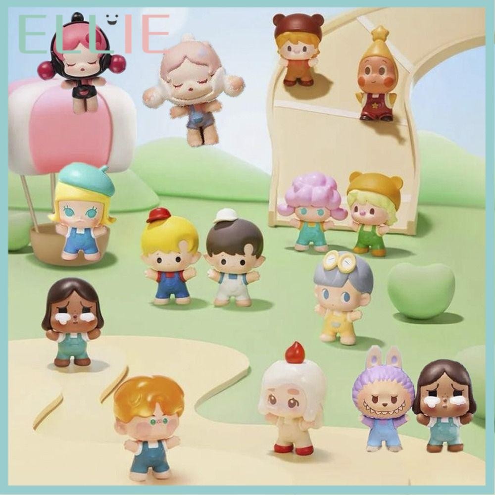Ellie กล่อง, MOLLY Labubu CRYBABY Gimm a Hug Series อะนิเมะรูป, POPMART ...