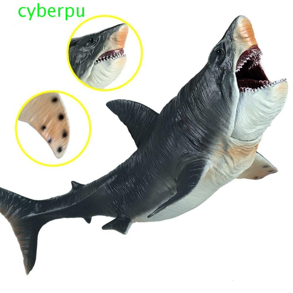 Cyberpulse Megalodon Action Figure, จําลอง Movable Jaw Ocean สัตว์รุ่น ...