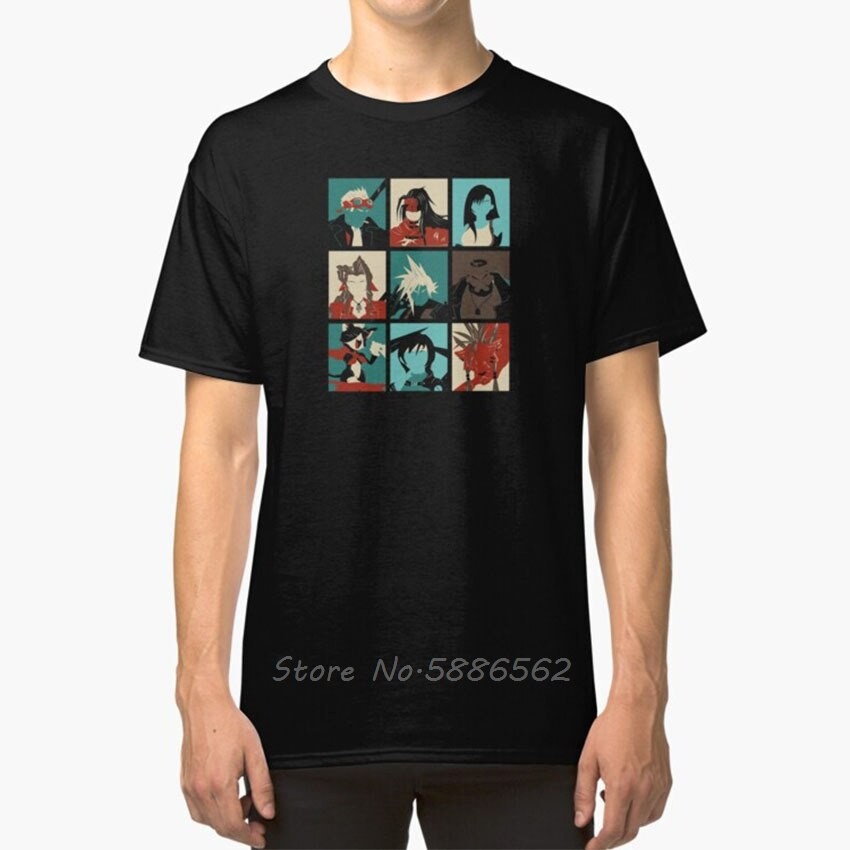 Final Pop เสื้อยืด Final Fantasy 7 Ff7 Barrett Ff7 Remake Pop Art Cloud ...