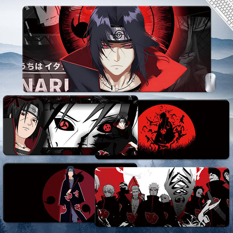 Itachi Uchiha Mouse Pad Naruto Oversized Small Size Table Mat Anime ...