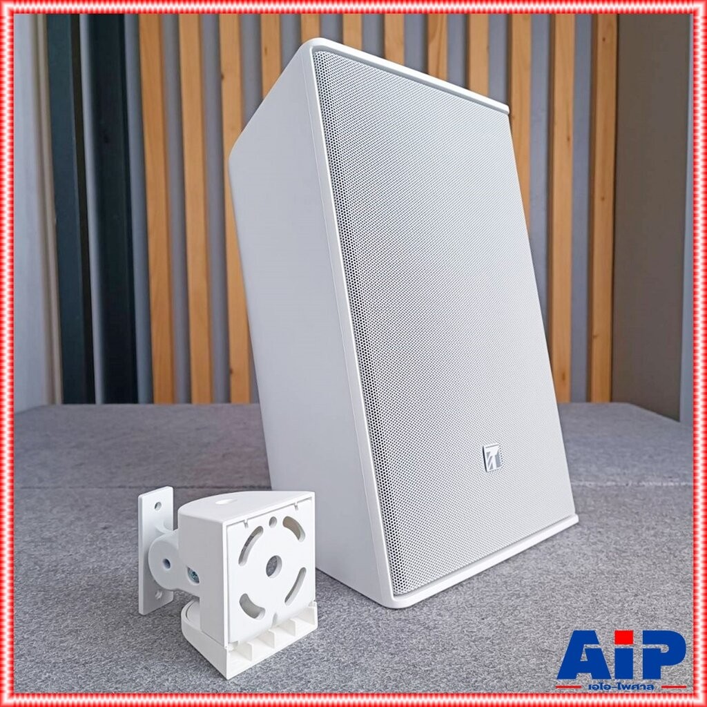 TOA F-08WT ตู้ลำโพงแขวน สีขาว พร้อมขาแขวน ลำโพงติดผนัง ขนาด 8 นิ้ว รองรับกำลังขับ 180 วัตต์ 8 ...