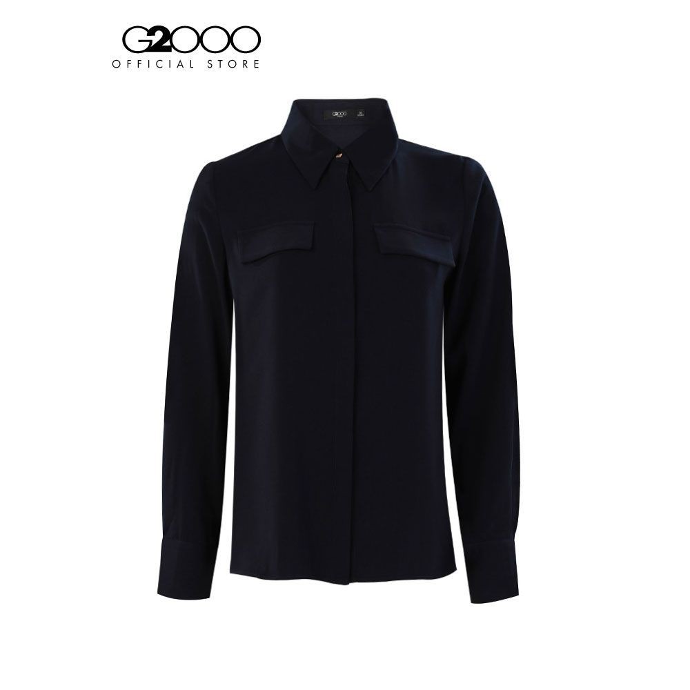 G2000 เสื้อเบลาส์สำหรับผู้หญิง Regular Fit รุ่น 3624130179 NAVY | Shopee Thailand