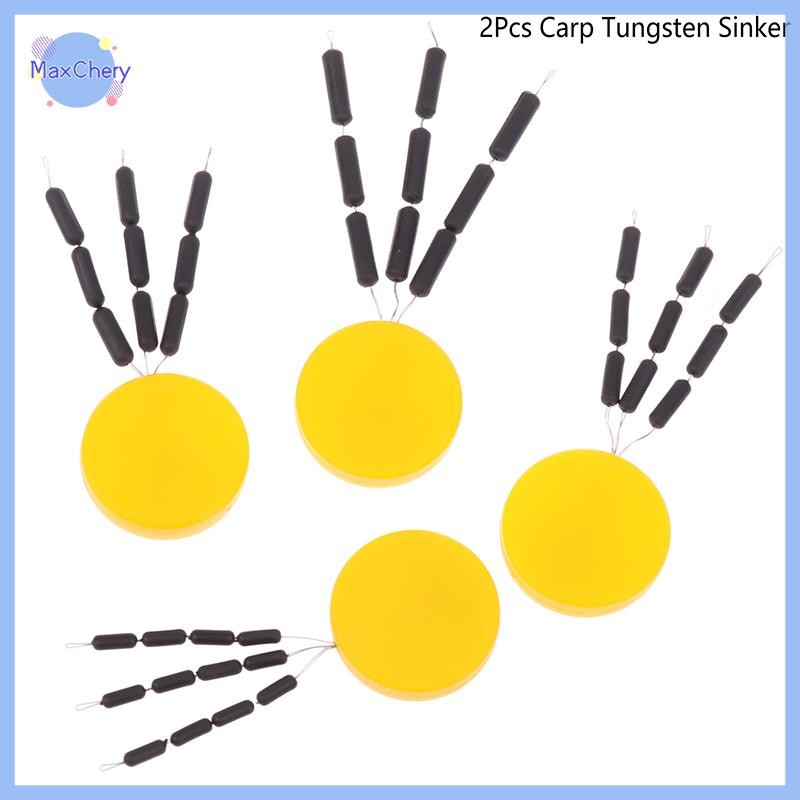 Mchy> 2 ชุดปลาคาร์พอุปกรณ์ตกปลาทังสเตน Hooklink Sinker Clinga สําหรับผม Rig End Tackle Putty ...