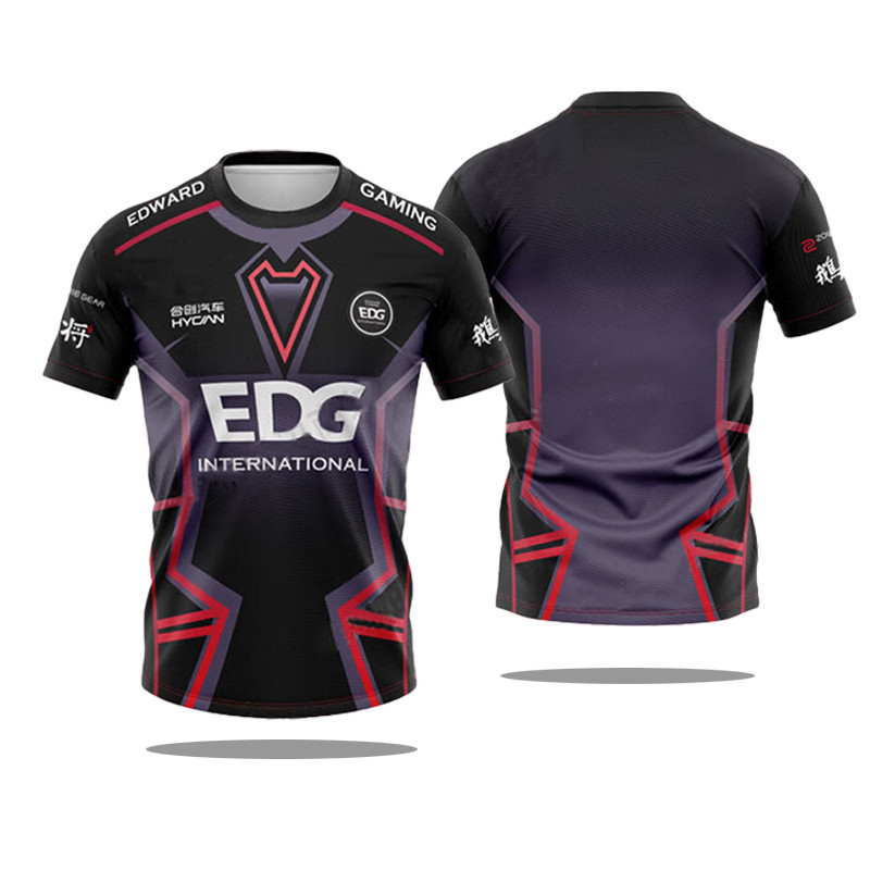 Esports VALORANT เกม EDG ชุดทีมผู้ชายเสื้อยืด LPL LOL E-sports Player ...