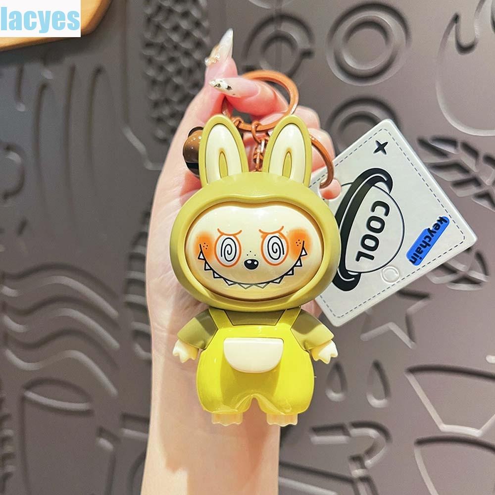 Lacyes Face Changing Labubu ตุ๊กตา, PVC Bell Face แต่งหน้าของเล่นพวง ...