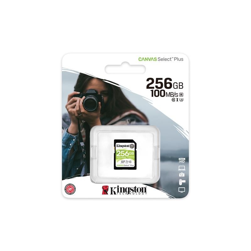 KINGSTON SD Card รุ่น Canvas Select Plus SDS2 ความจุ 256GB | Shopee ...