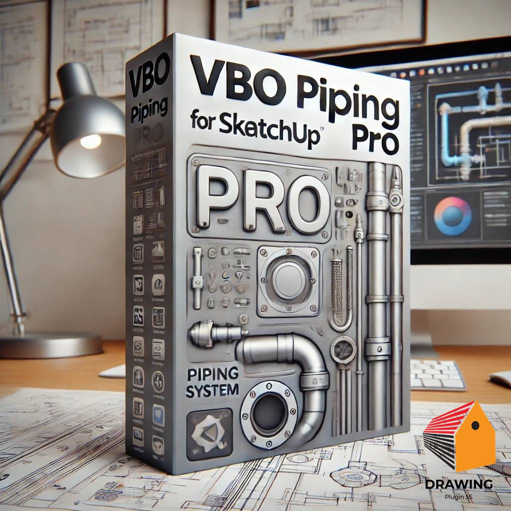VBO Piping Pro v2.1.7 (ปลั๊กอินสร้างระบบท่อ) Plugin for SU 2022-2024 (อ่านรายละเอียดด้านใน ...