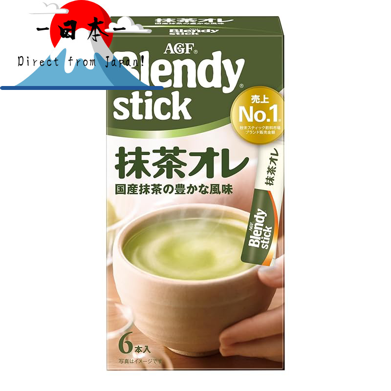 [Direct from Japan] AGF Blendy Stick Matcha Latte 6 sticks × 6 boxes ...
