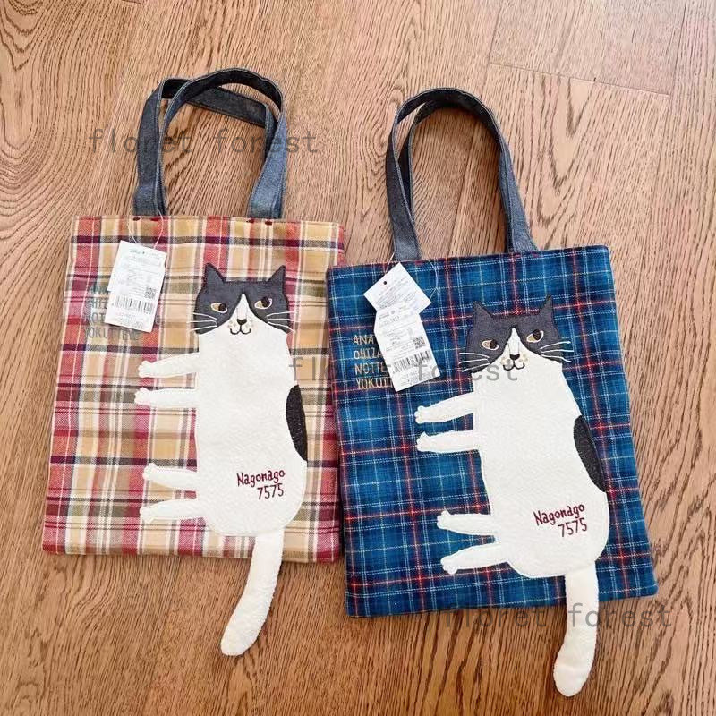 ญี่ปุ่น ญี่ปุ่น kusuguru ปัก Nago Cat กระเป๋าถือกระเป๋าถือกระเป๋ากวด ...