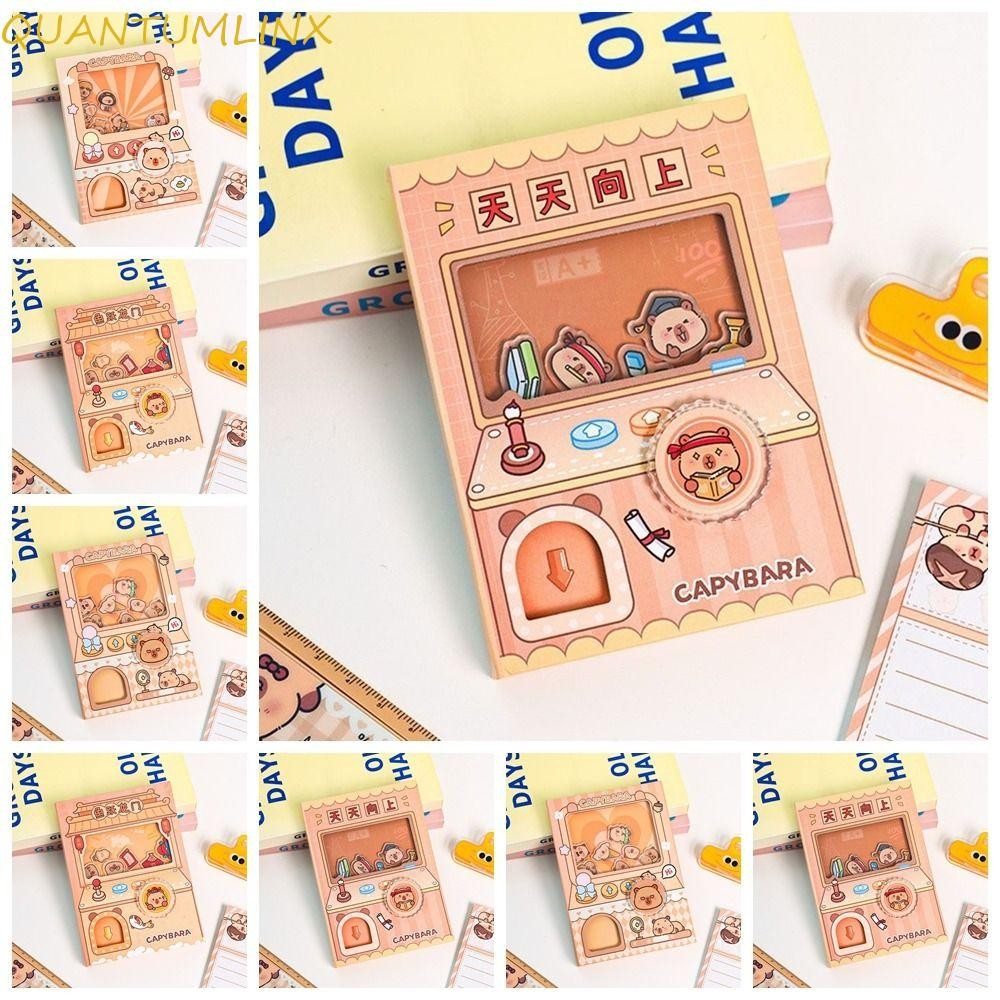 Quantuml สมุดจดขนาดเล็ก, สีสั่นหน้าด้านใน Capybara Notebook ...