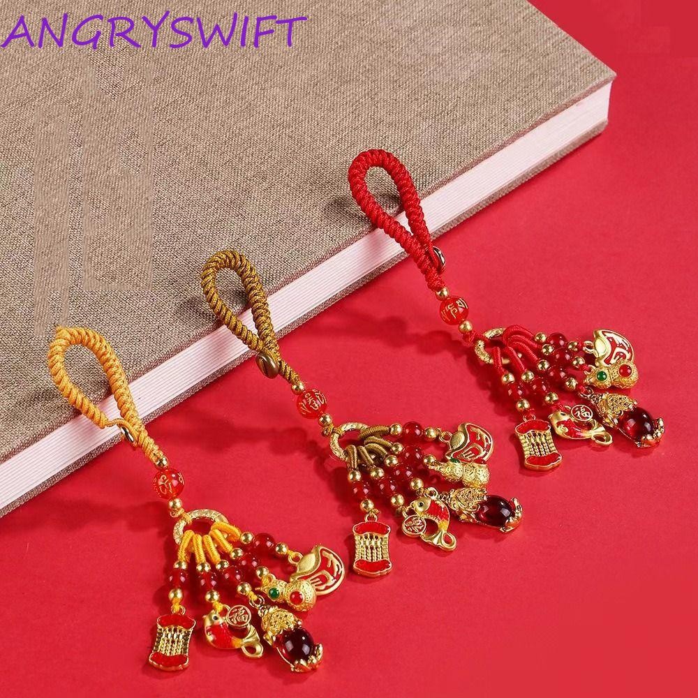 เสน่ห์กุญแจรถ ANGRYSWIFT, จี้ขนาดเล็กเคลือบ Plutus Lucky พวงกุญแจ, มะระ ...