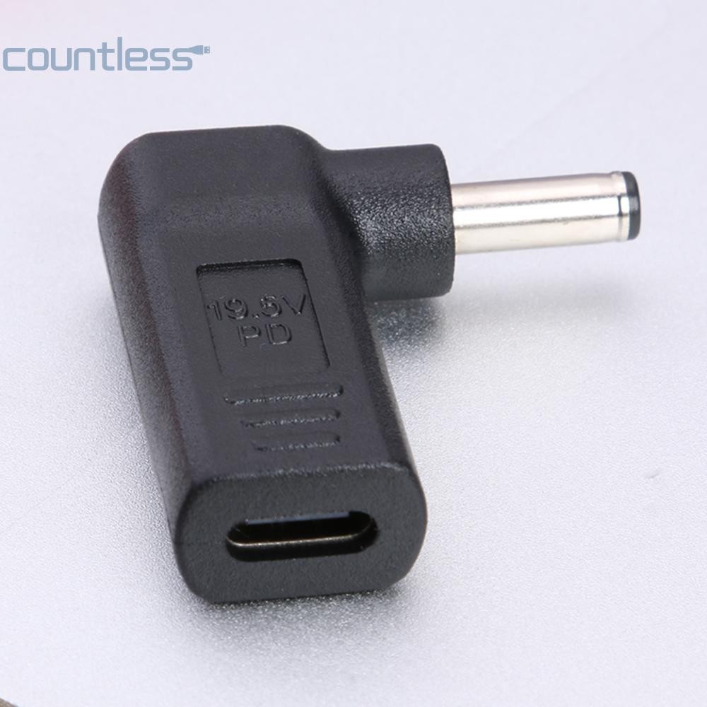 Type C Female to 4.5x3.0mm Male Right Angle DC Power Connector Adapter ...