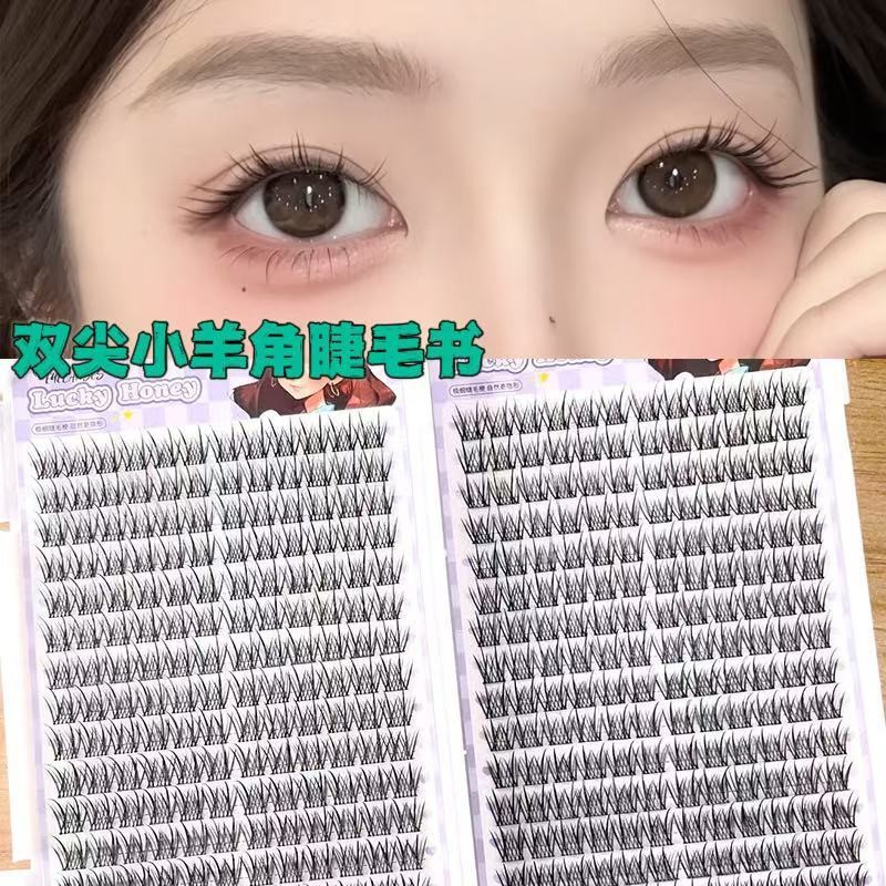 [รูปแบบใหม่ขายร้อน] Double-pointed Claw ขนตาปลอมธรรมชาติเหมือนจริง ...