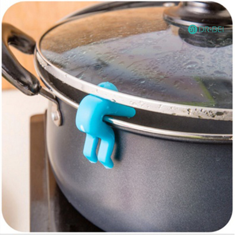 Dr.bei 2 ชิ้นการ์ตูน Anti Soup Overflow อุปกรณ์อุปกรณ์ครัวซิลิโคนหม้อฝา ...