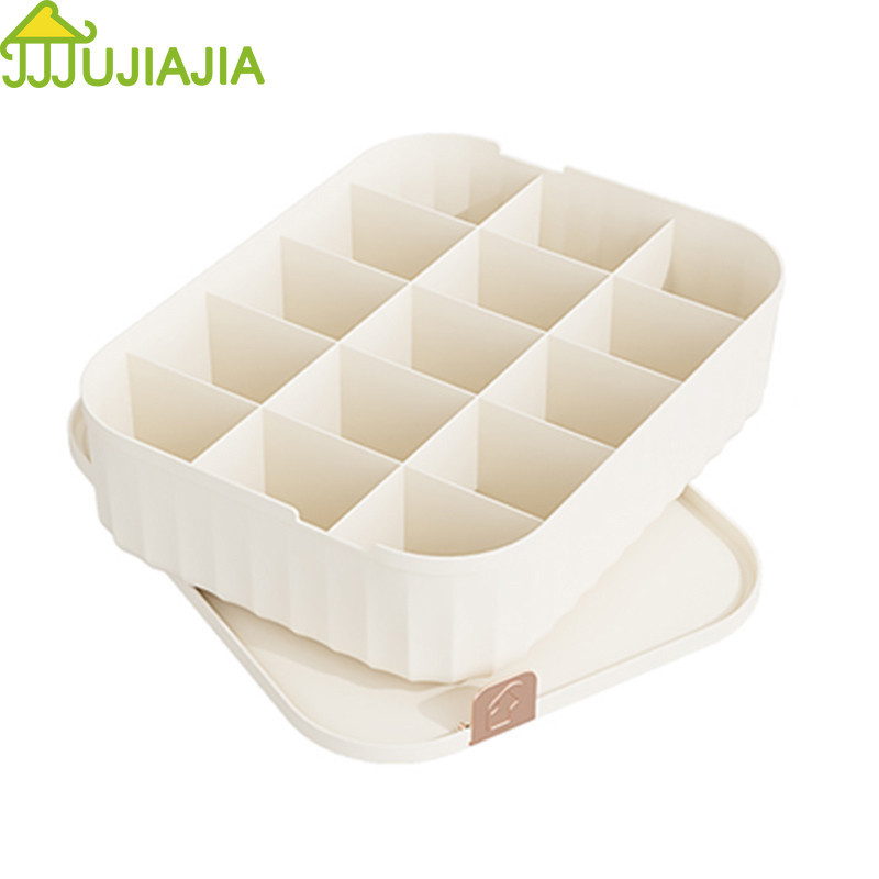 Jujia กล่องเก็บชุดชั้นในความงามสูงพร้อมช่องใส่ของหลายช่องที่ออกแบบมา ...