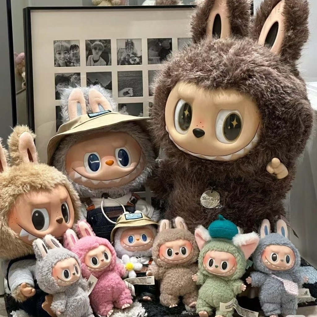 P POPMART LABUBU LABUBU Heart Macaron Vinyl Face Series Mystery Box อิน ...