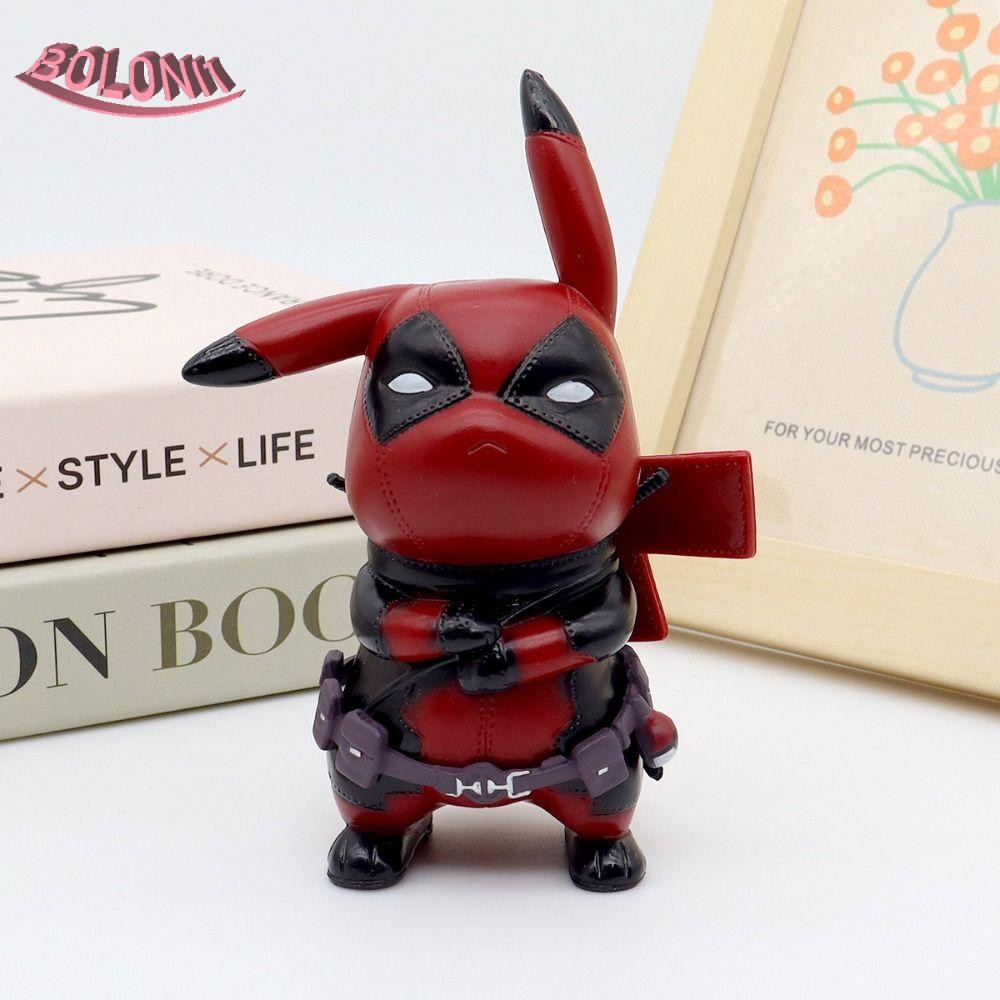 Bo Pikachu Deadpool Action Figure, PVC ตุ๊กตารูปปั้น Deadpool ของเล่น ...