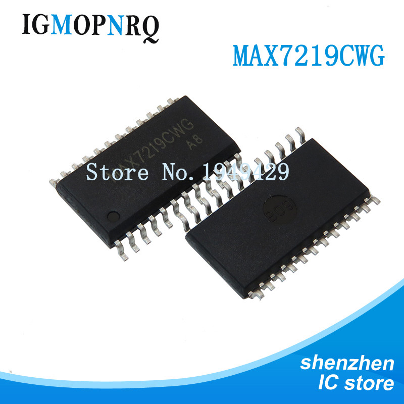 5pcs MAX7219CWG MAX7219EWG MAX7221CWG SOP MAX7219 MAX7219 MAX7221 ใหม่ ...