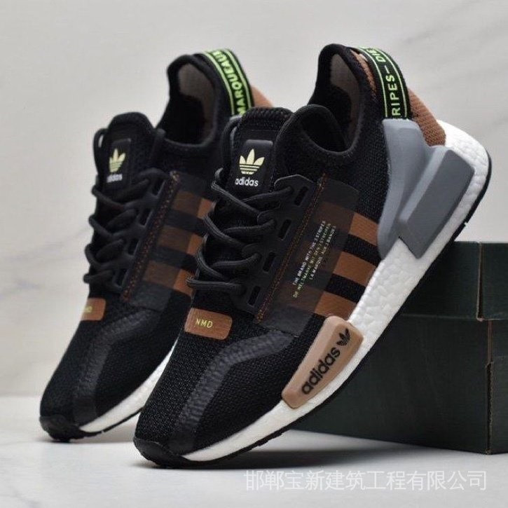 Adidas NMD R1 V2 สีดำแกนกลาง Tan */ พรีเมียม mm | Shopee Thailand