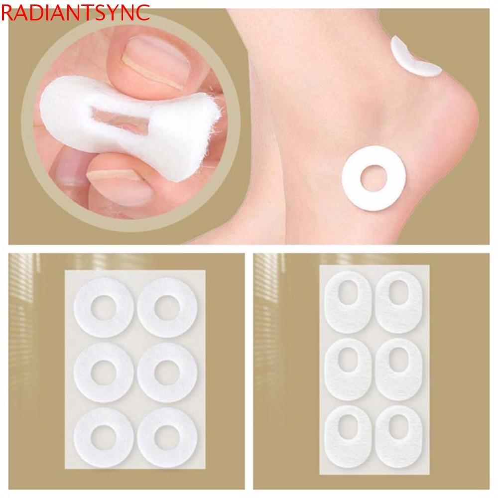 Radiantsync แคลลัสเบาะ Pads, เบาะเท้ารองรับป้องกันแคลลัสตุ่มไก่ Eye Patch, Felt Toe Pads ...