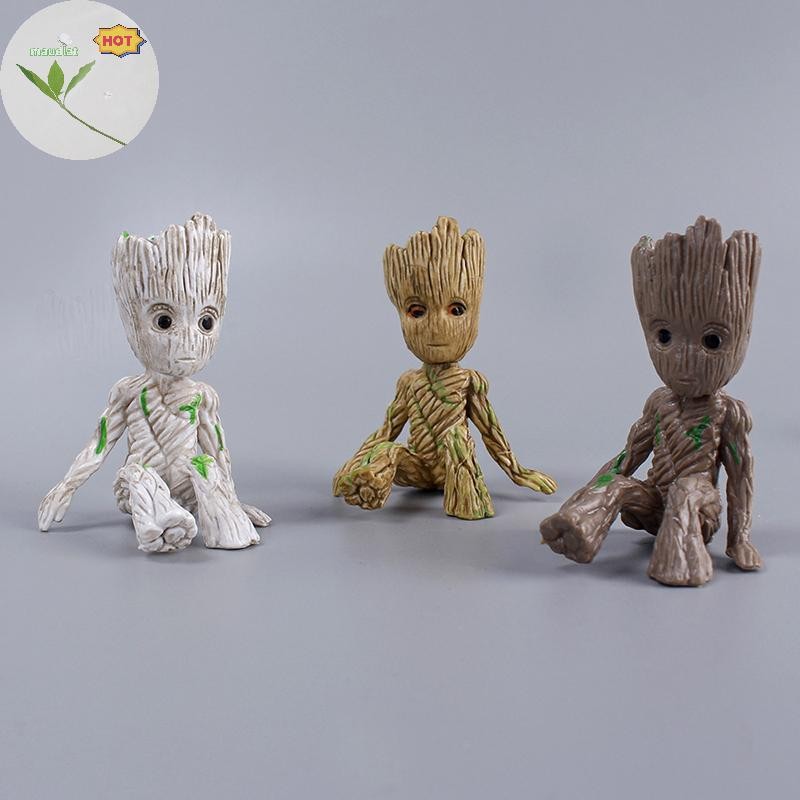 Mud Tree Man Groot Guardians Of The Galaxy Avengers อะนิเมะ 6 ซม.มินิ ...