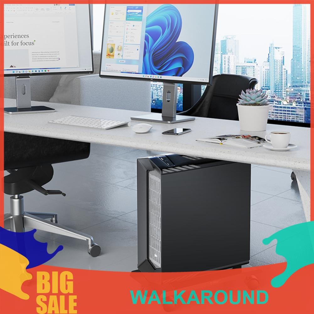 ขาตั้งทาวเวอร์คอมพิวเตอร์เหล็กพร้อมล็อคล้อเลื่อน PC รถเข็นสําหรับ ...