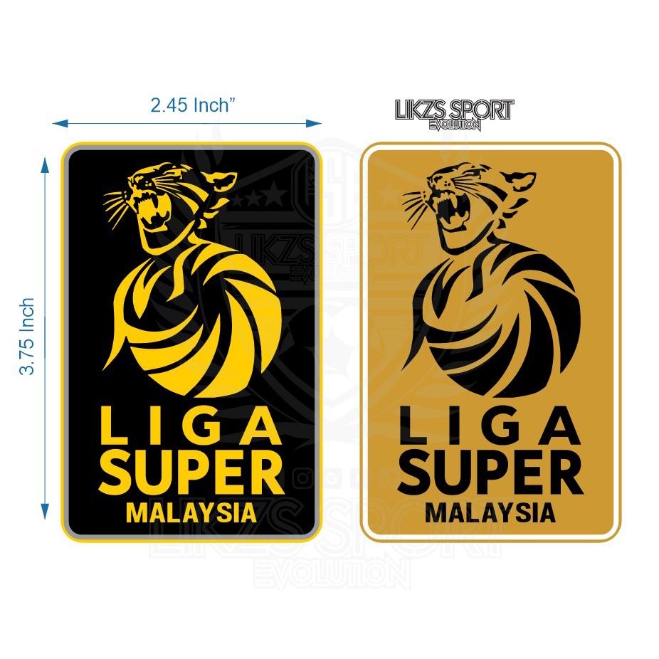 Liga Super 2011 Patch (Iron On) Badge MSL HD Patch Lencana Lambang Liga Premier Heat Press Logo ...