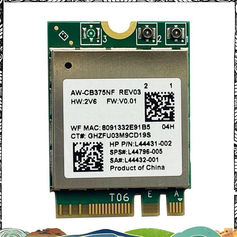 Super RTL8822CE 2.4G/5G Dual-Band Gigabit การ์ดเครือข่ายไร้สายในตัว ...