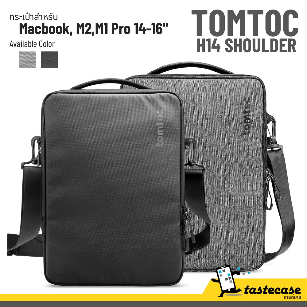 TOMTOC Urban H14 Shoulder for กระเป๋าสำหรับ Macbook M2, M1 14-16", Macbook Air 13" หรือ Laptop ...