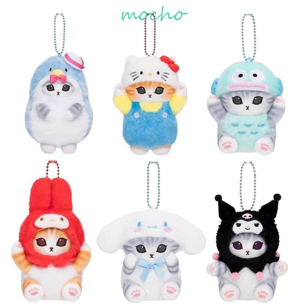 Mocho Shark Cat Plush พวงกุญแจ, Kuromi Melody Cat ตุ๊กตาพวงกุญแจ, ตก ...