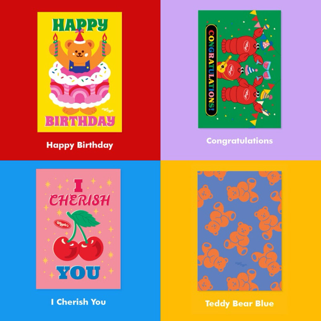 Wiggle Post card / การ์ด วิกเกิ้ล | Shopee Thailand