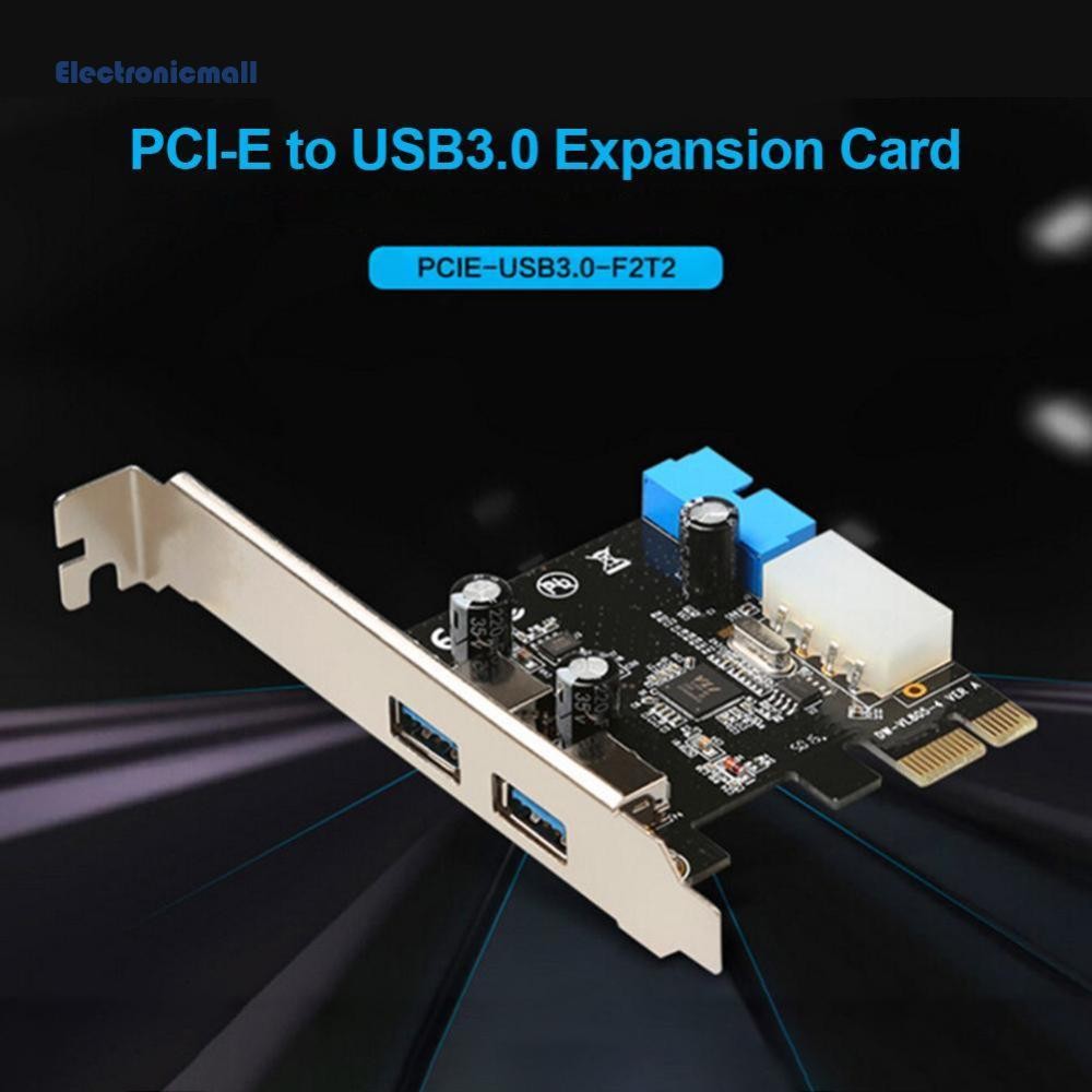 Uk 2 พอร์ต USB PCI-e การ์ดขยาย PCI Express PCIE เป็น USB 3.0 Hub อะแดปเตอร์การ์ด ...