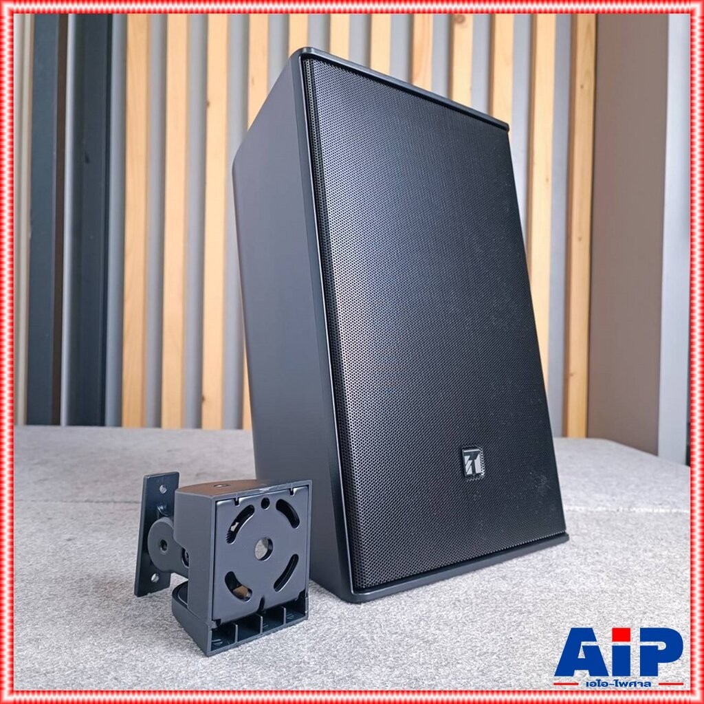 TOA F-08BT ตู้ลำโพงแขวน สีดำ พร้อมขาแขวน ลำโพงติดผนัง ขนาด 8 นิ้ว รองรับกำลังขับ 180 วัตต์ 8 ...
