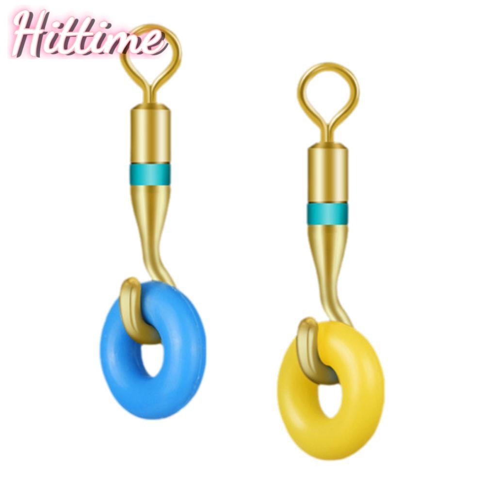 Hittime 20PCS Tilapia Release แหวน O-Type Trap ชุดเปิด 8-รูปหมุน 360 หมุน Subwire Connector ...