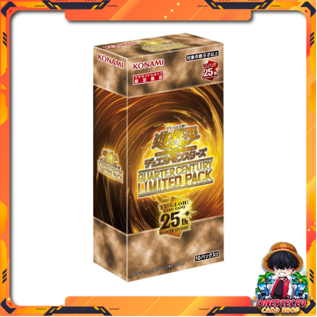 [ยกกล่อง] การ์ดเกมส์ยูกิโอ Yu-Gi-Oh! QUARTER CENTURY LIMITED PACK Booster Box [QCLP] | Shopee ...