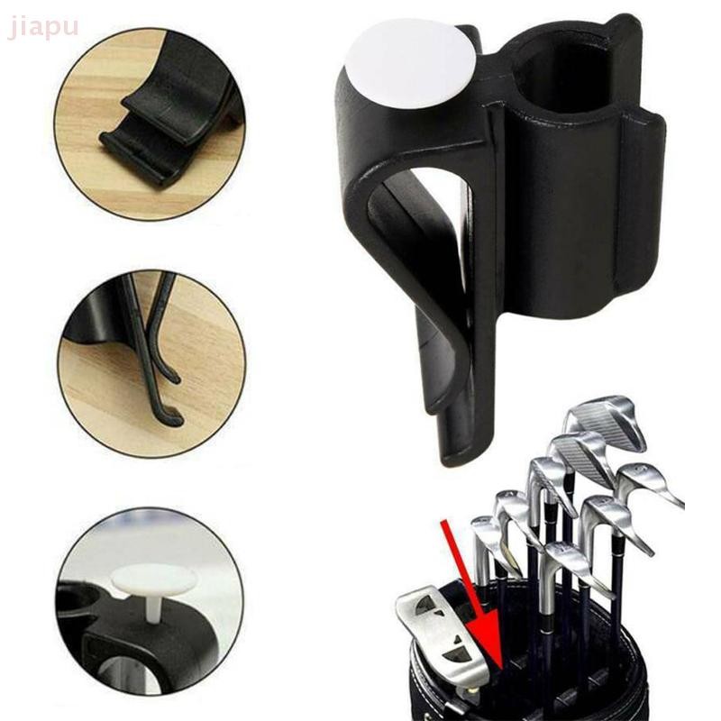 [JIA] 1 ชิ้นพลาสติก Simple Golf Putter Clamp ผู้ถือคลิปกอล์ฟคลับกระเป๋า ...