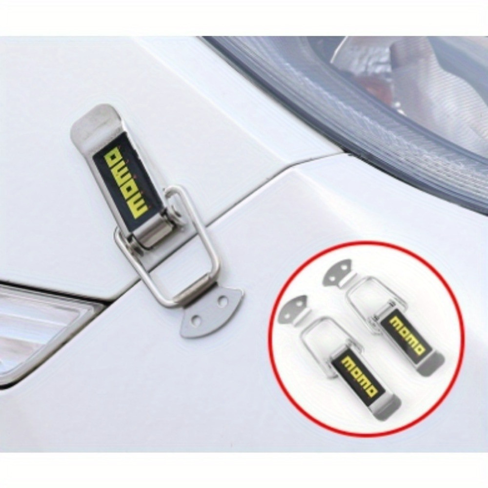 2pcs Fastener Clamp Alloy Mounting Hood Pin Bonnet Locking Kit Tuning ...