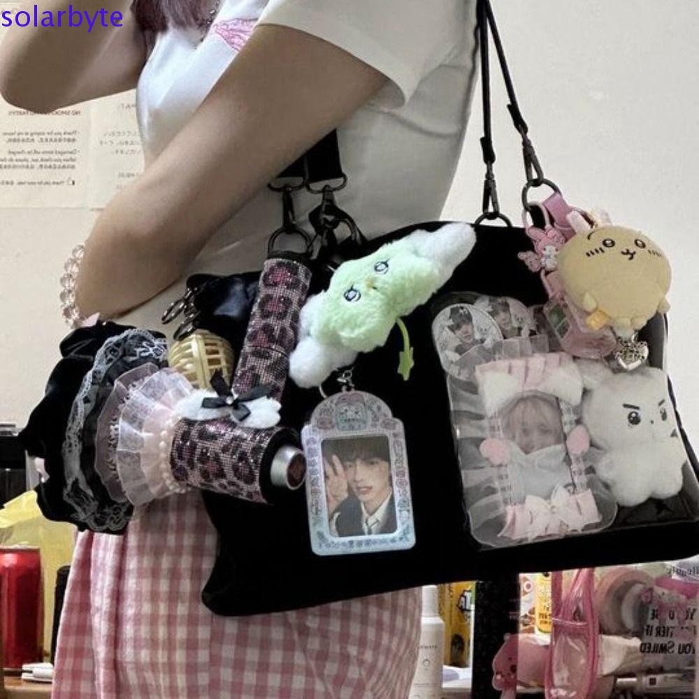 Solarbyte กระเป๋าใส Itabag, Clear ความจุขนาดใหญ่ Commute Ita กระเป๋า, Casual Nylon DIY Creative ...