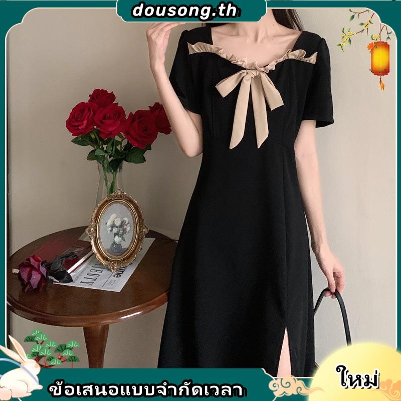 2025 ฤดูร้อน สไตล์เฮปเบิร์นใหม่ ขนาดใหญ่ ย้อนยุค ชุดเดรสแฟชั่นนางฟ้าสำหรับผู้หญิงน้ำหนัก 200 ...