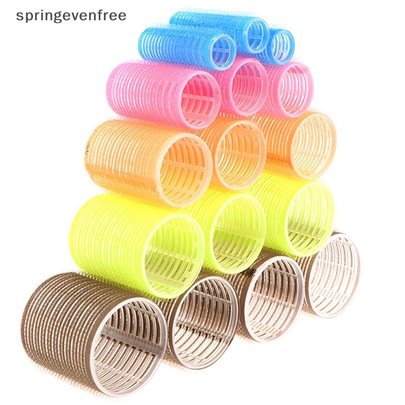 Springevenfree Self Grip Rollers Cling Stick Hair Curler Curls Wave จัด ...