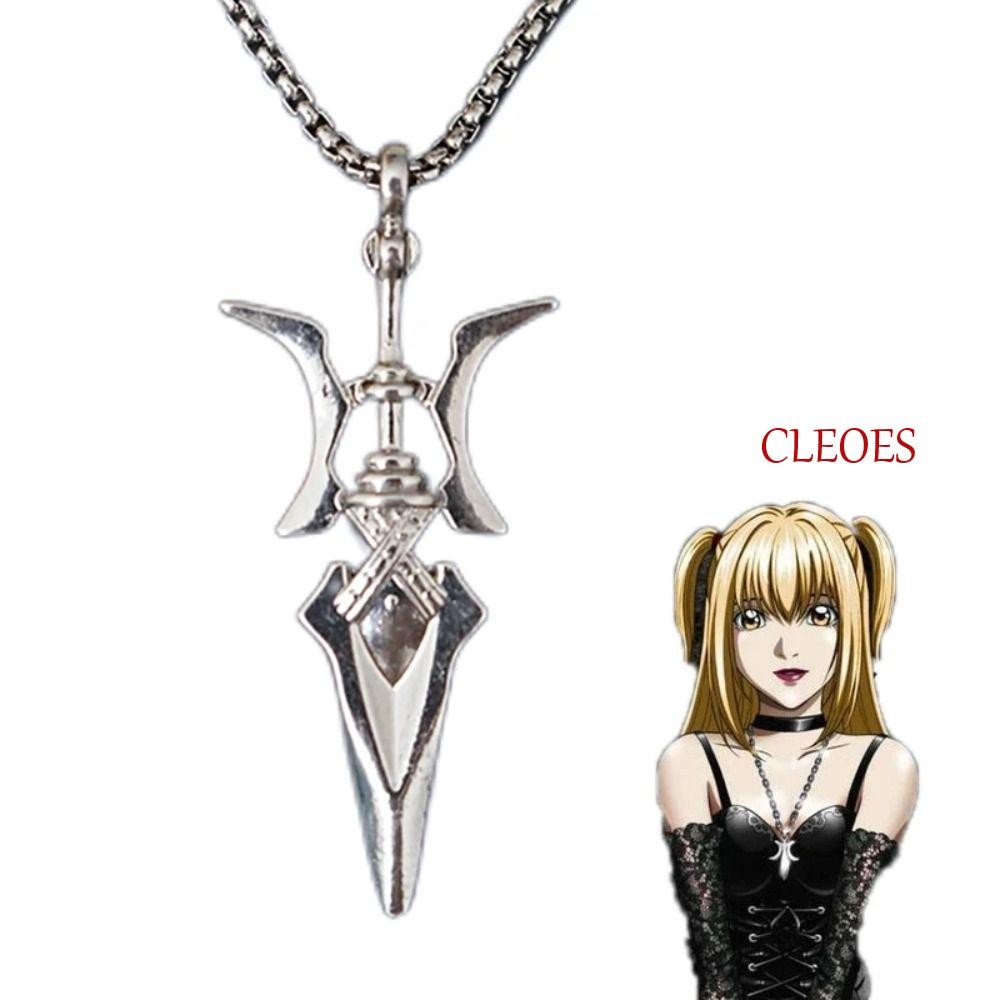 Cleoes Death Note สร้อยคอ,อะนิเมะรูป Goth Cross Misa Amane ต่างหู ...