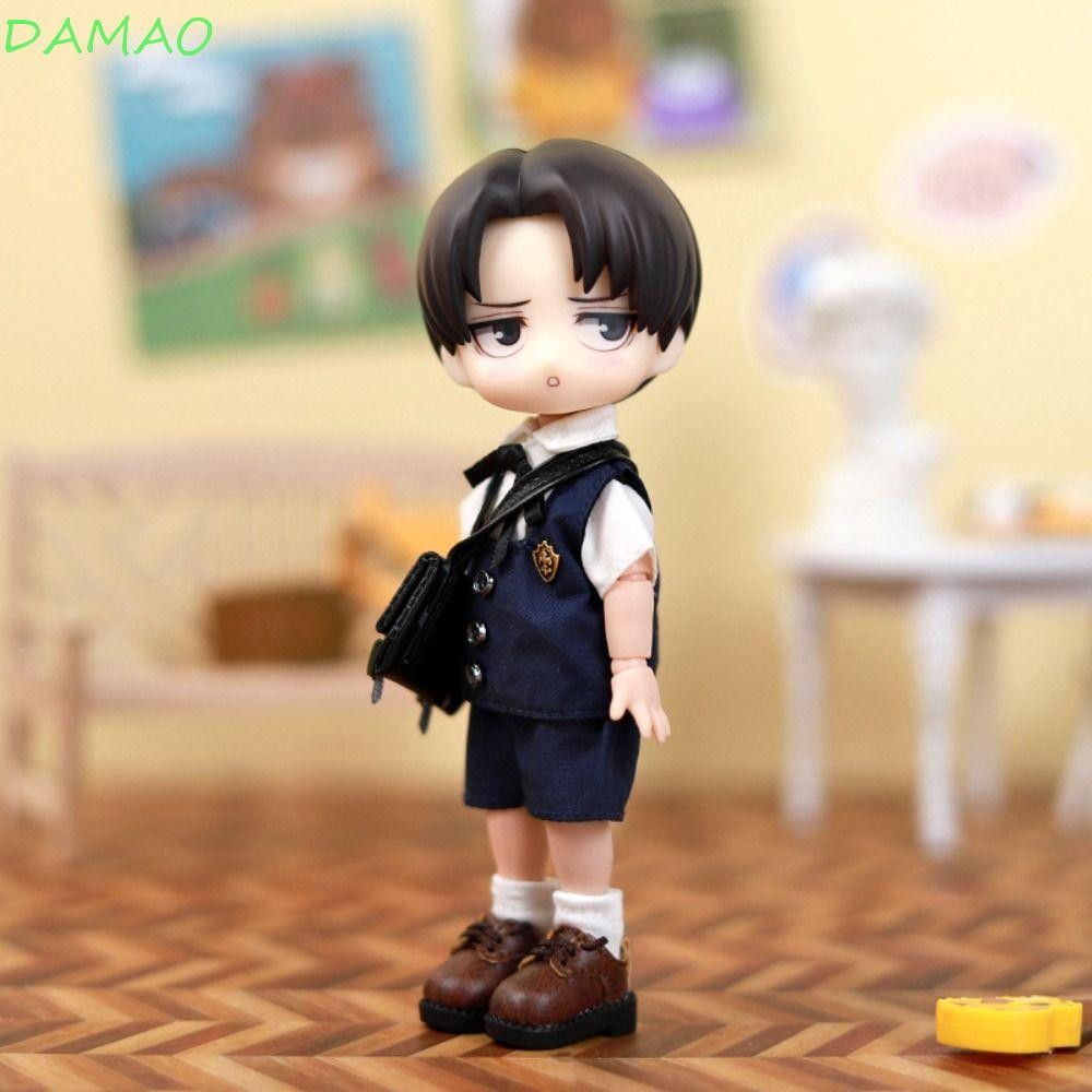 Damao Ob11 ตุ๊กตาเสื้อผ้าอนุบาล, สไตล์ญี่ปุ่น Dress Up Ob11 ชุดกางเกงขาสั้นกระโปรง, DIY Vintage ...