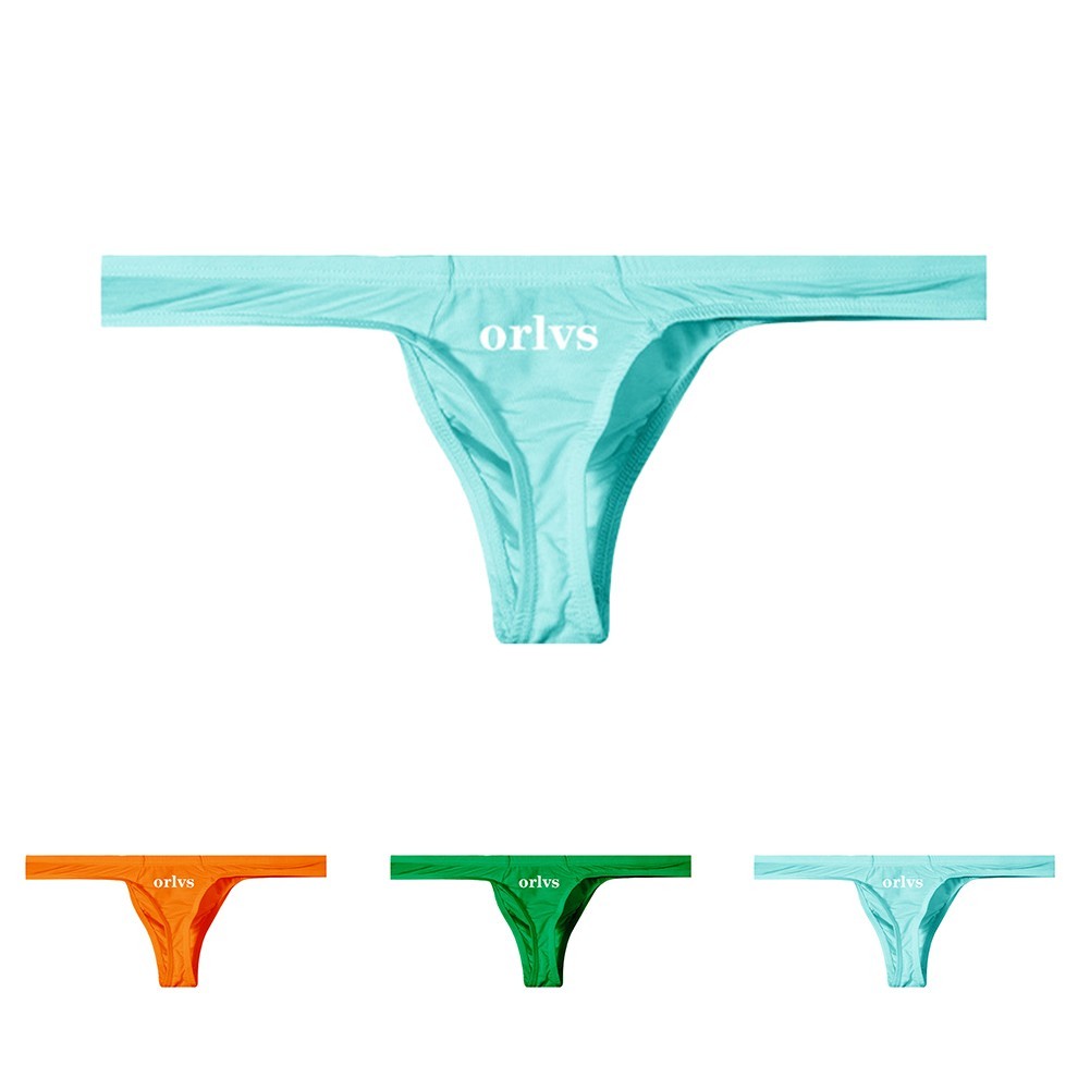⭐ ขายดี ⭐Mens Briefs Low-rise Bulge Pouch Thong T-back G-string Bikini ...