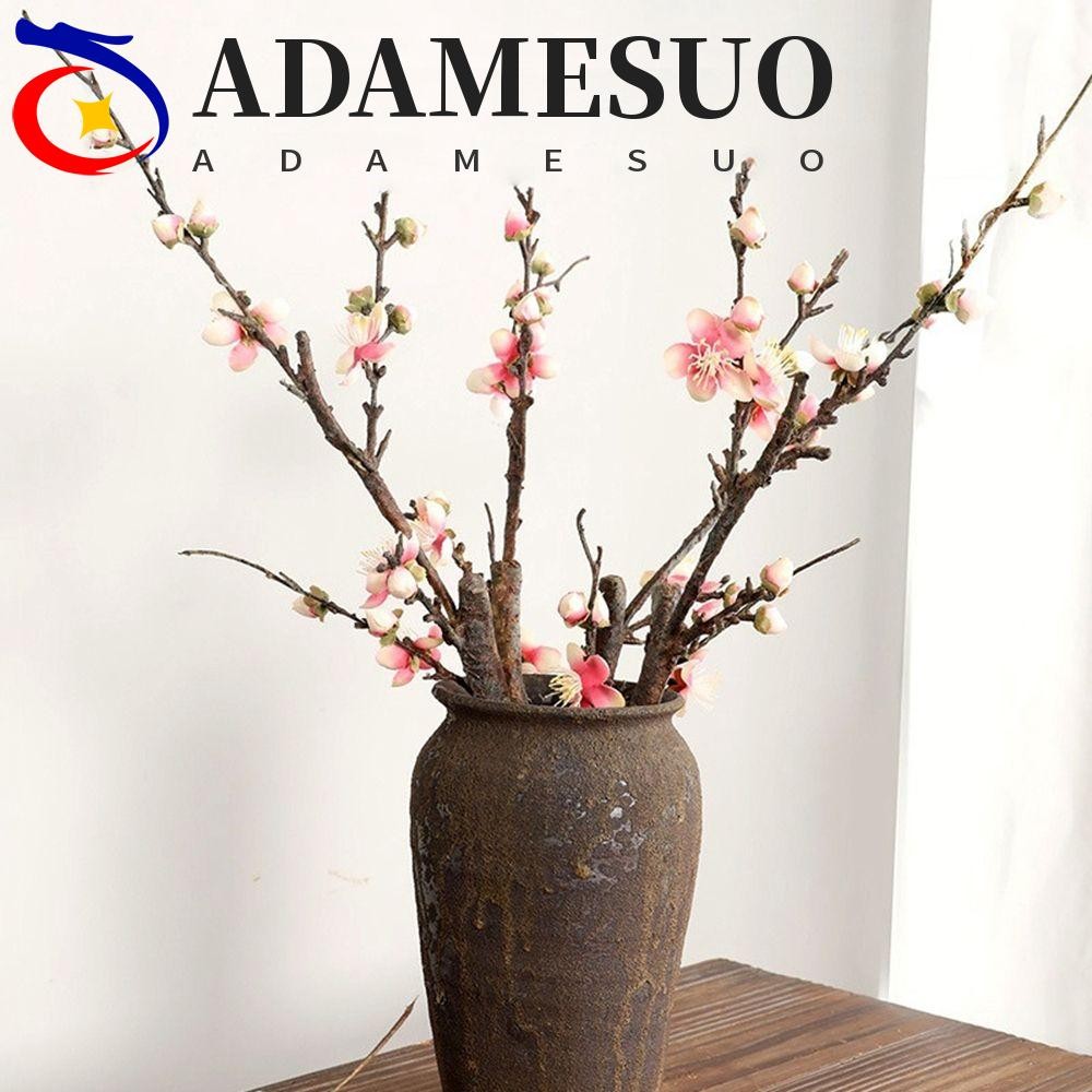 Adamesuo พลัม Bossom ผ้าไหม DIY ตกแต่งงานแต่งงานสําหรับตกแต่งบ้านเครื่องประดับตารางดอกไม้ ...