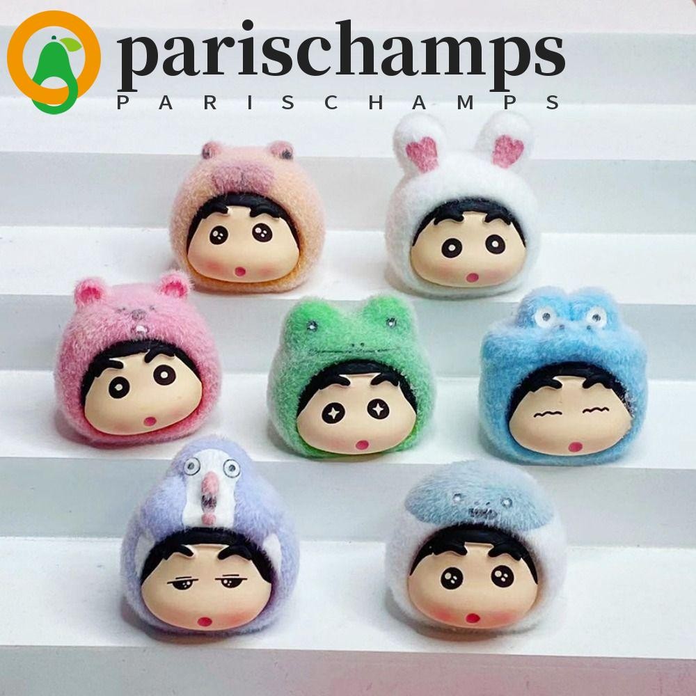 Parischamps 7pcs Crayon Shin-Chan Luminous ตุ๊กตา,เรซิ่น Nohara ...
