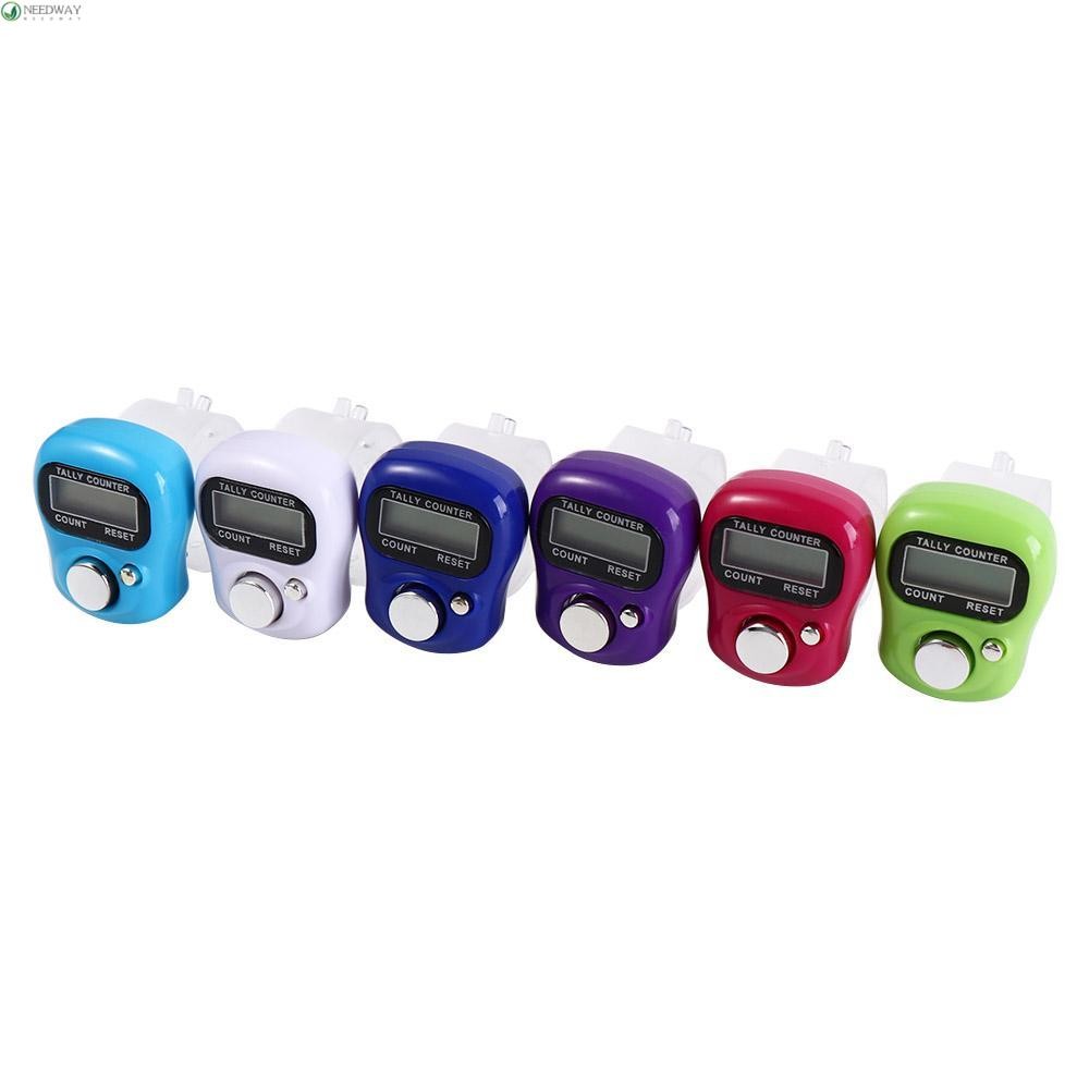 Needway Finger Ring Tally Counter, Digital Mini ถักแถวเคาน์เตอร์, ปุ่ม ... Needway Finger Ring Tally Counter, Digital Mini ถักแถวเคาน์เตอร์, ปุ่ม ...