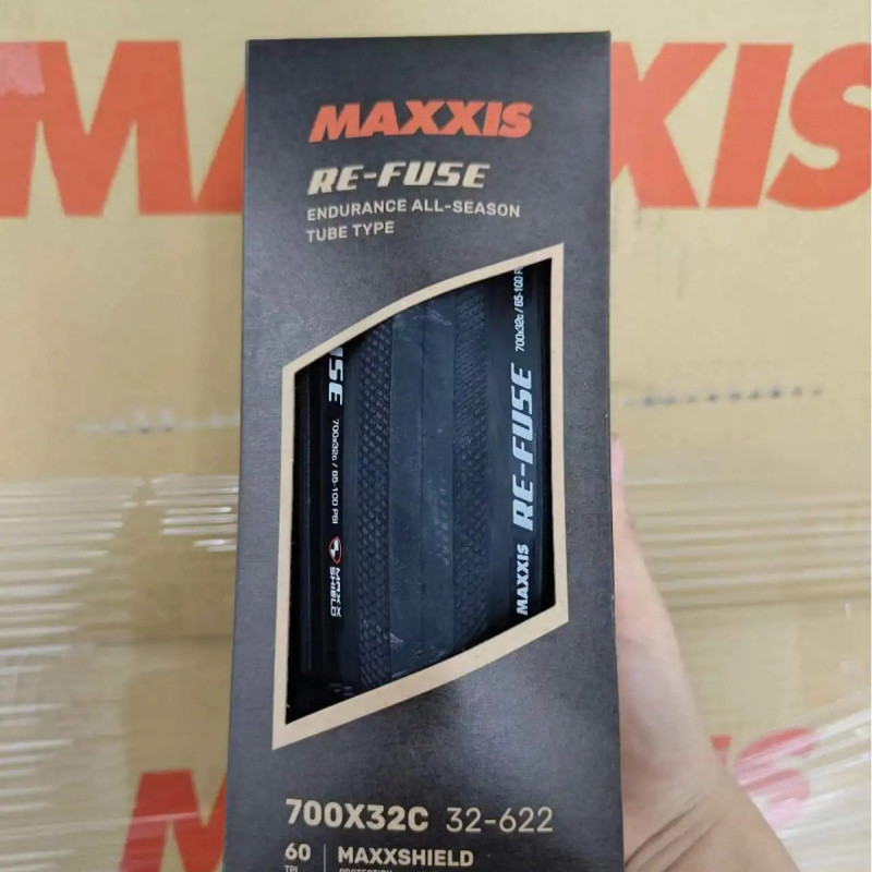MAXXIS RE-FUSE ยางพับจักรยานเสือหมอบทนต่อการเจาะพับยางด้านนอก 700x25C-28C-32C | Shopee Thailand